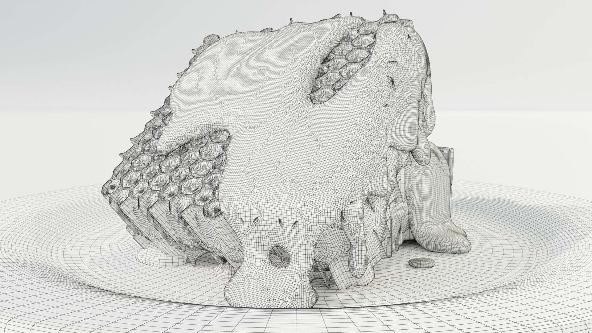 3D Model Honeycomb Pieces - TurboSquid 2202089