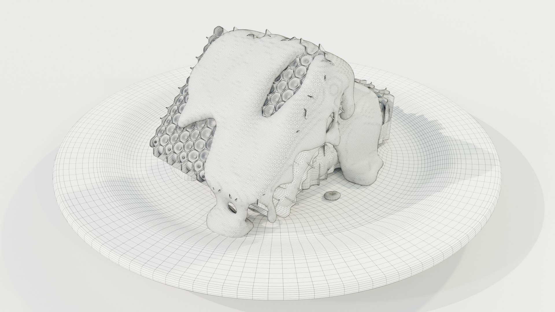 3D Model Honeycomb Pieces - TurboSquid 2202089
