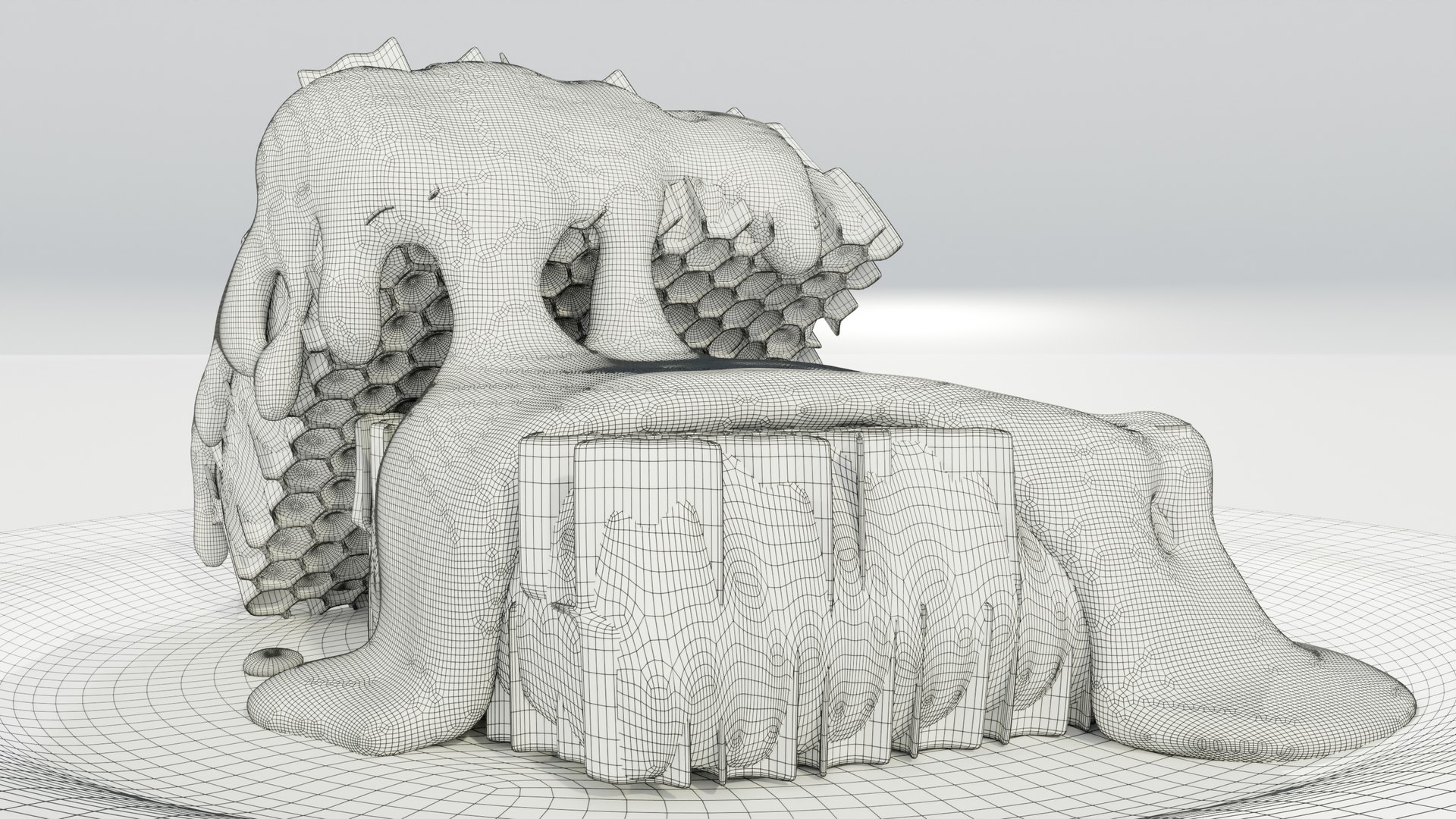 3D Model Honeycomb Pieces - TurboSquid 2202089