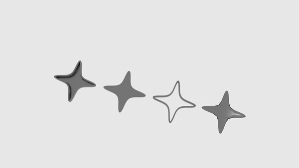 3D shuriken star cookie cutter - TurboSquid 1308304