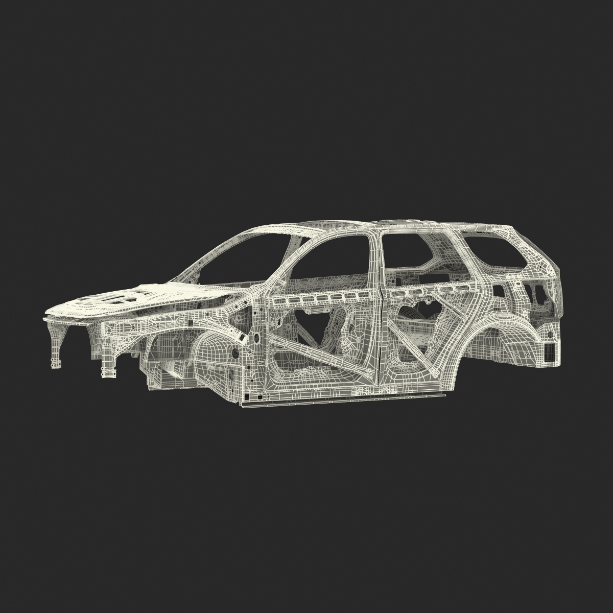 suv frame 3d model