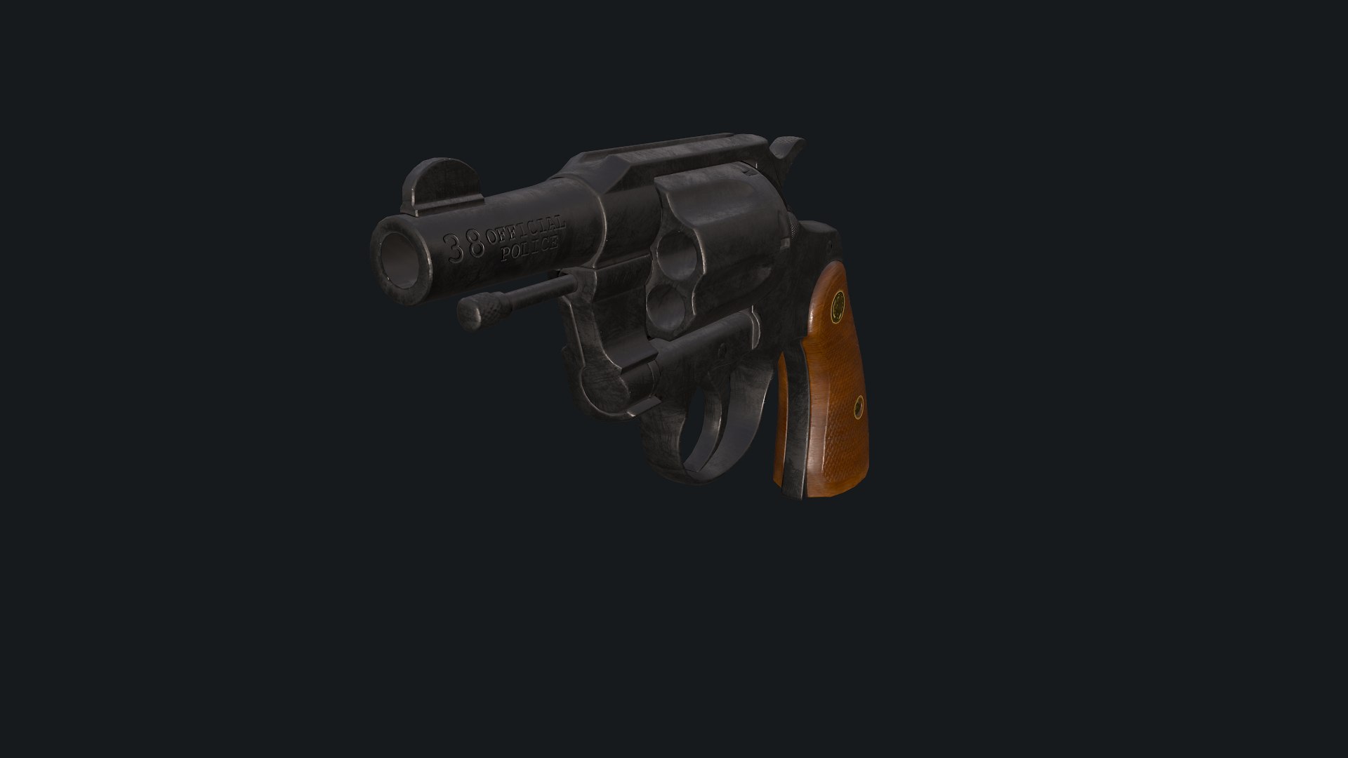 Free 3D Model Colt Official Police 2 Low-poly PBR Free - TurboSquid 1910662