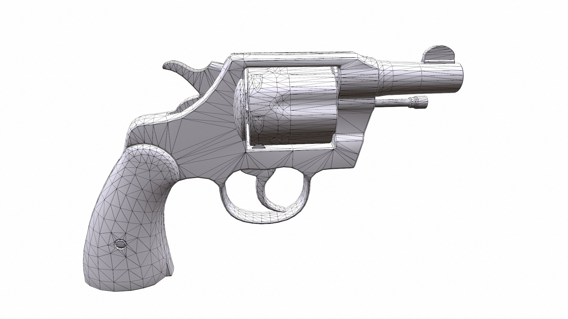 Free 3D Model Colt Official Police 2 Low-poly PBR Free - TurboSquid 1910662