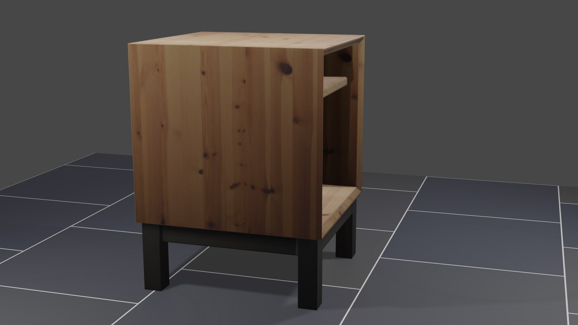 Bedside Table Model - TurboSquid 1444425