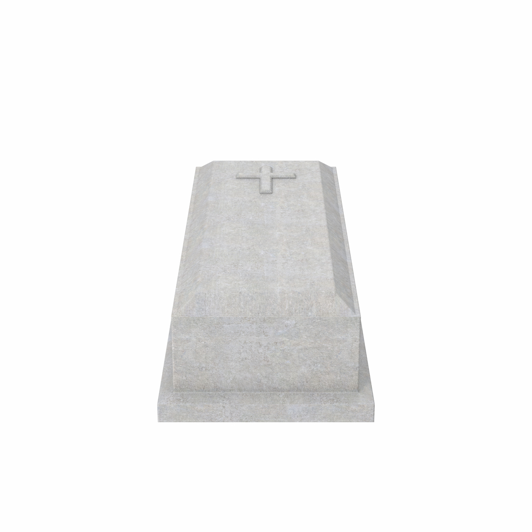 3D Gravestone Model - TurboSquid 2347649