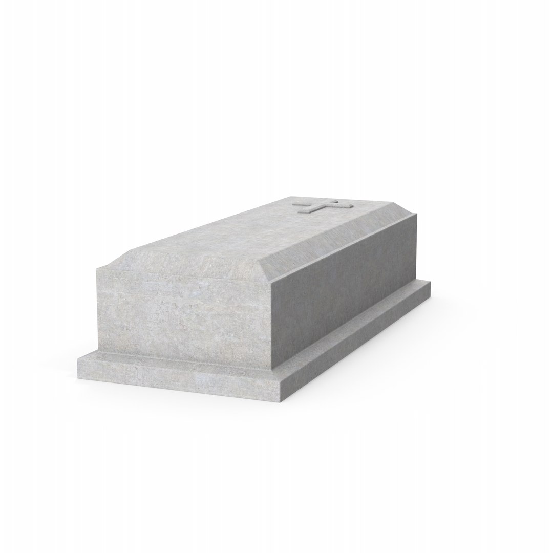 3D Gravestone Model - TurboSquid 2347649