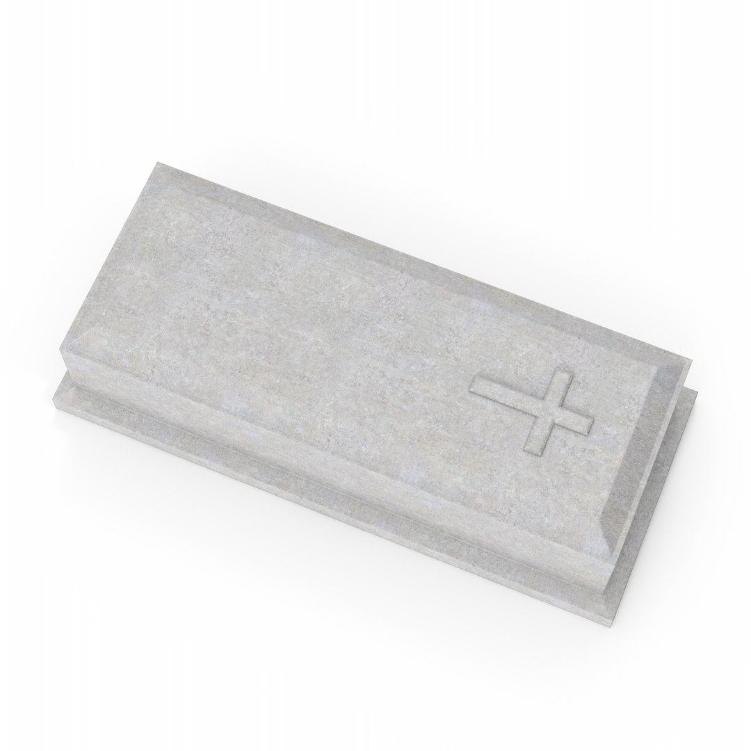 3D Gravestone Model - TurboSquid 2347649
