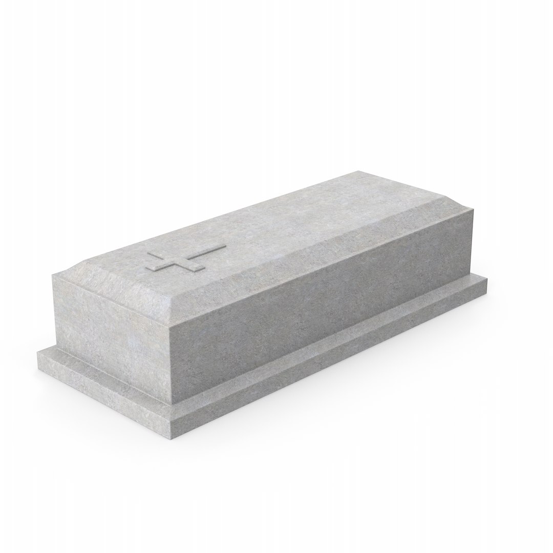 3D Gravestone Model - TurboSquid 2347649