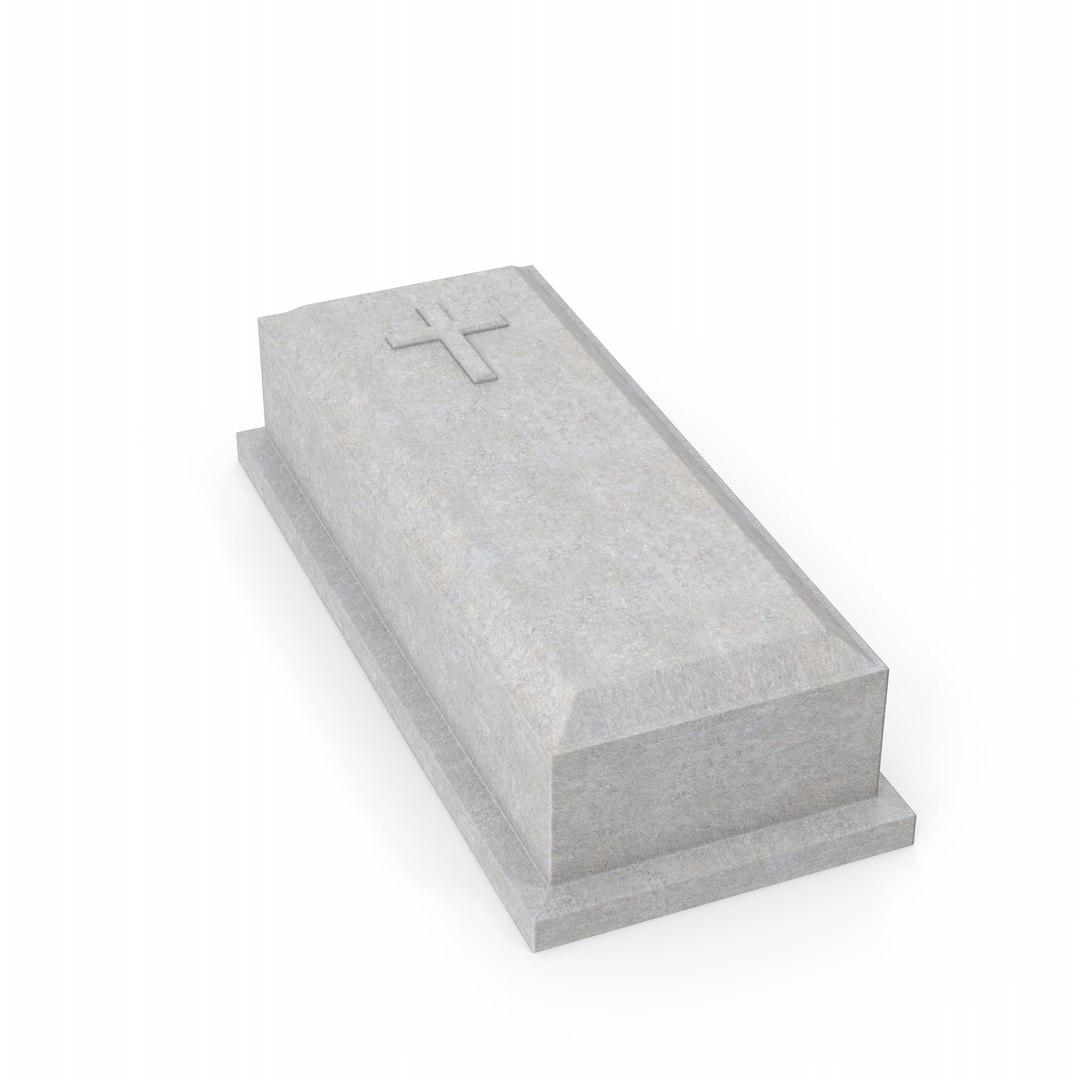 3D Gravestone Model - TurboSquid 2347649