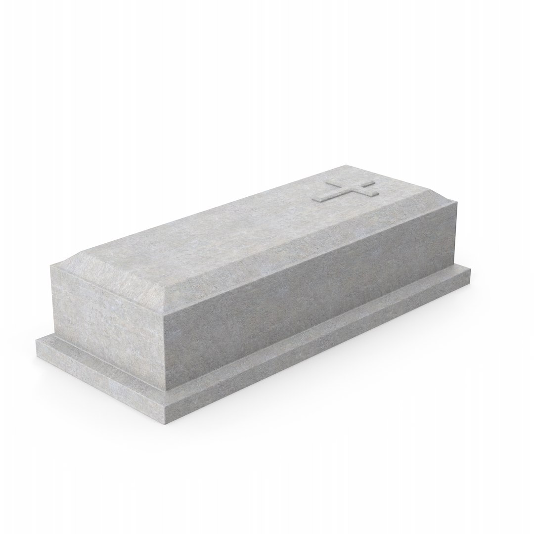 3D Gravestone Model - TurboSquid 2347649