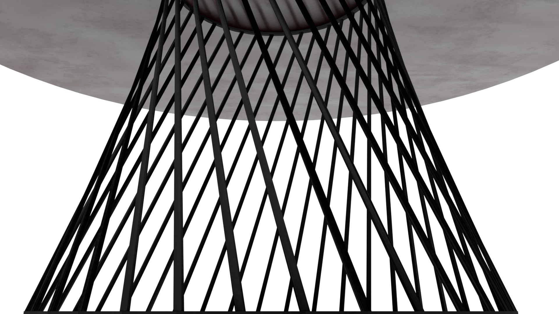 3D model modern wire cone base - TurboSquid 1270103