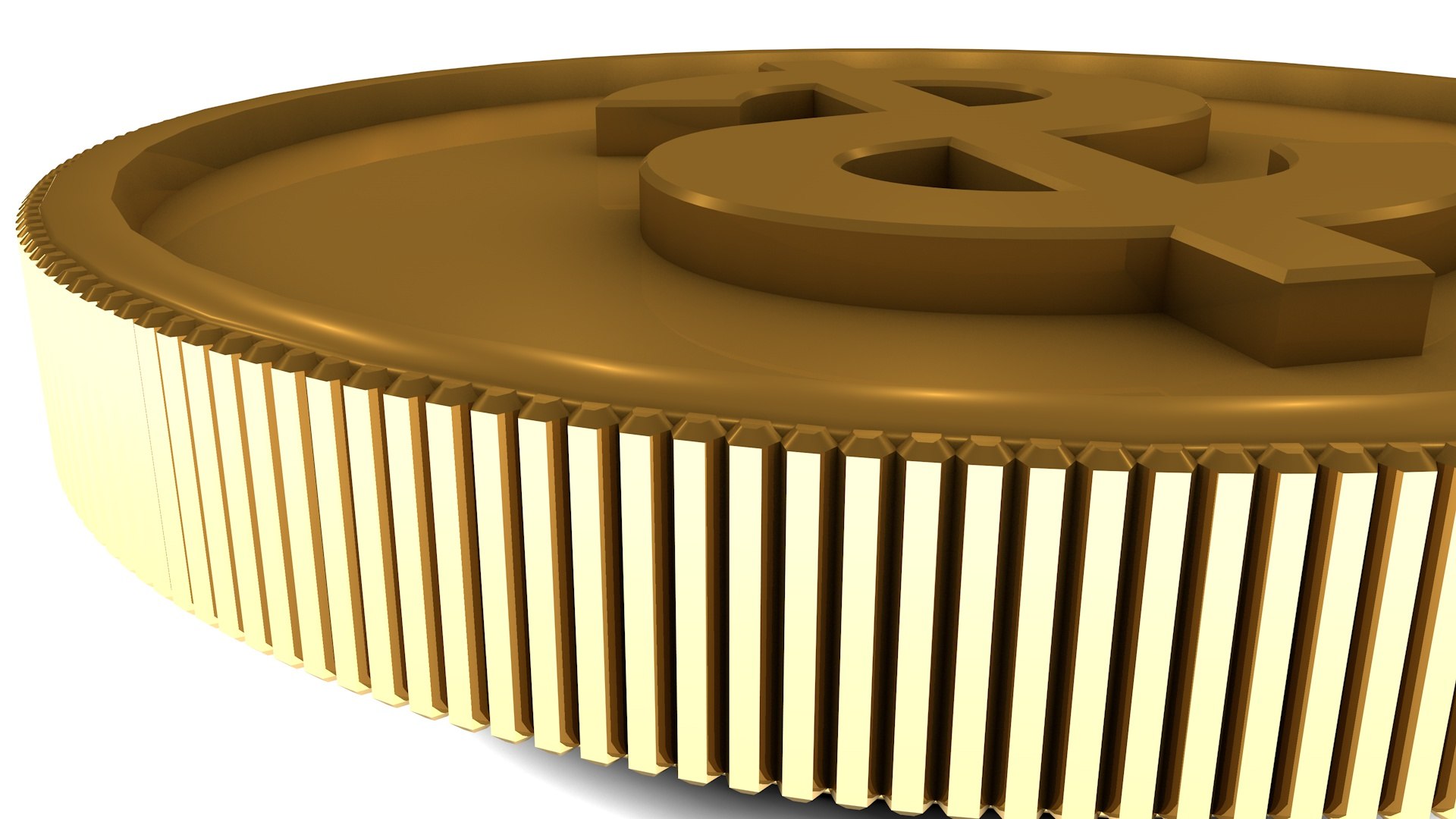 Dollar Coins 3d Model