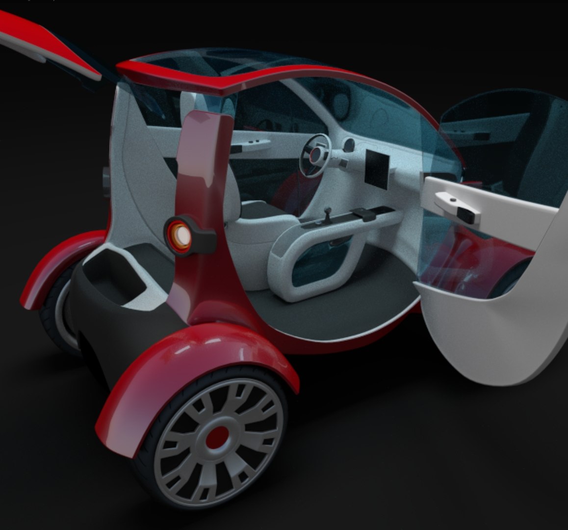 pack concept cars 3d model