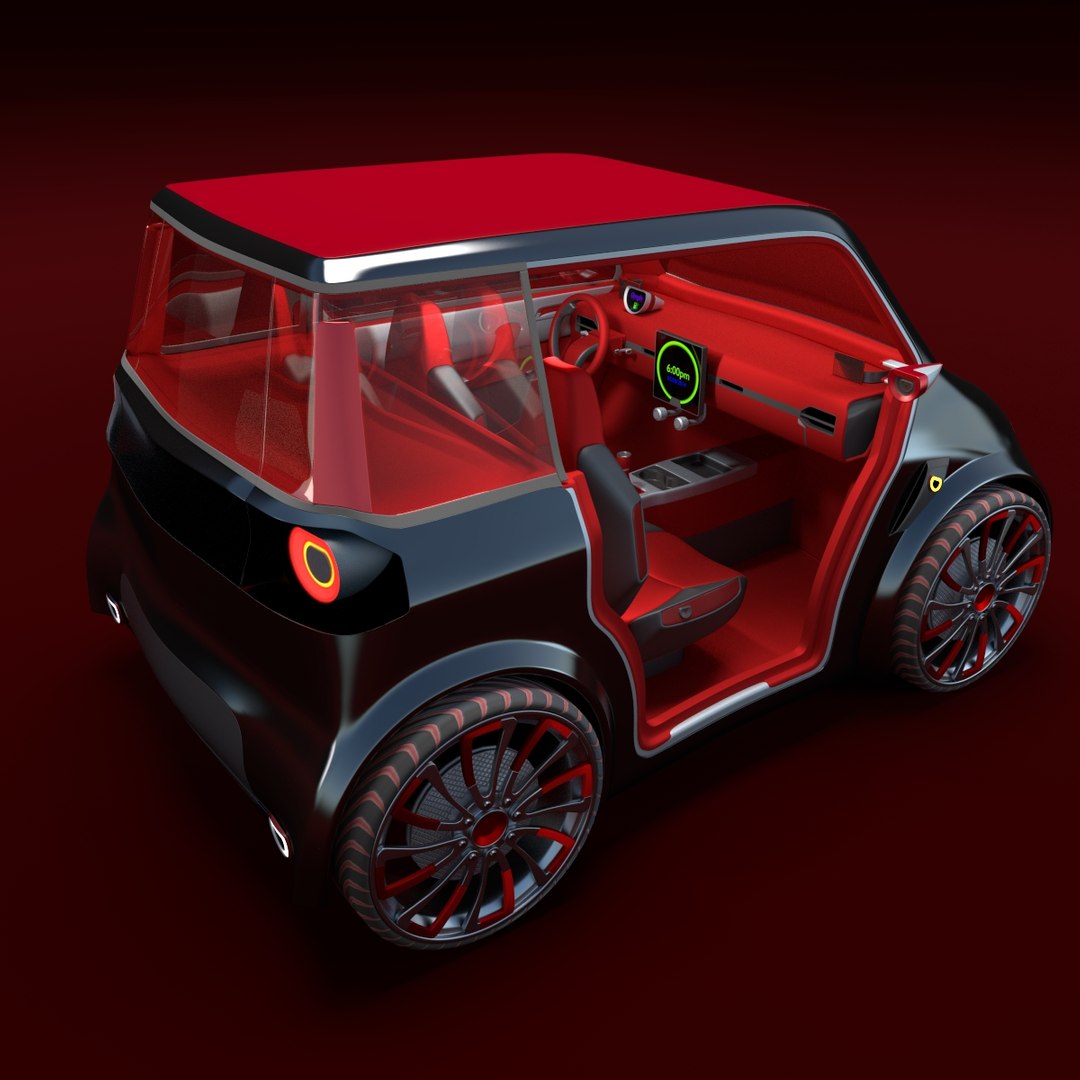 pack concept cars 3d model