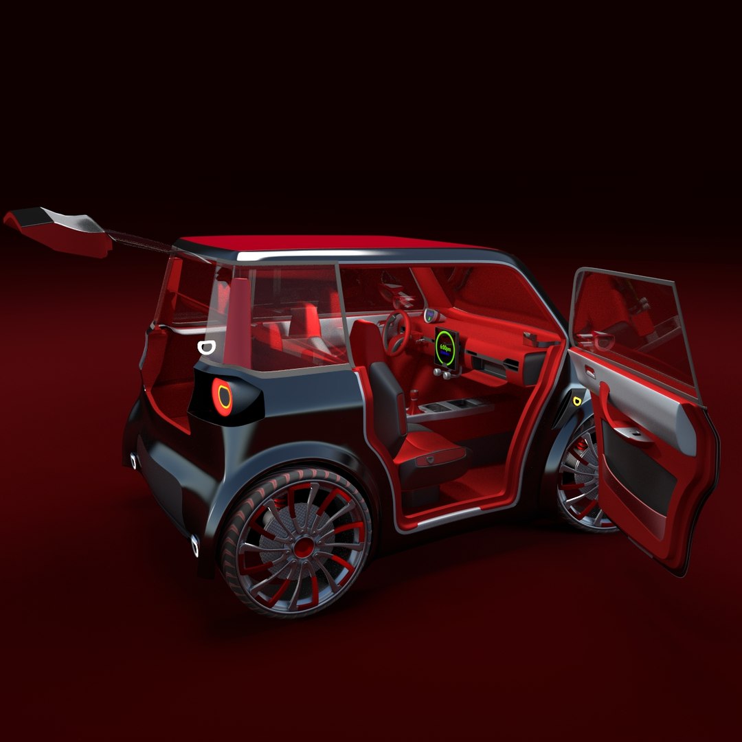pack concept cars 3d model