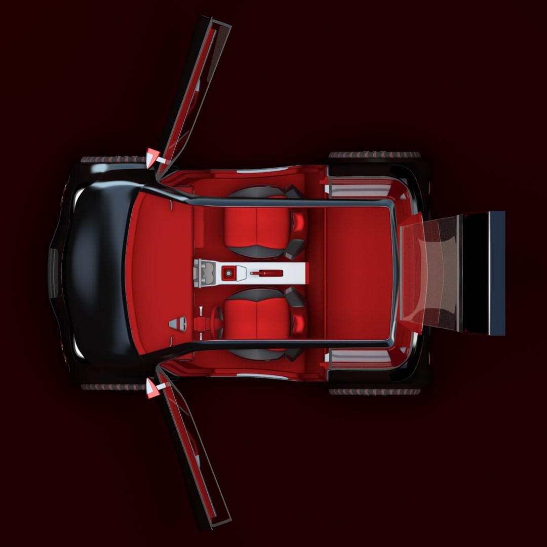 pack concept cars 3d model