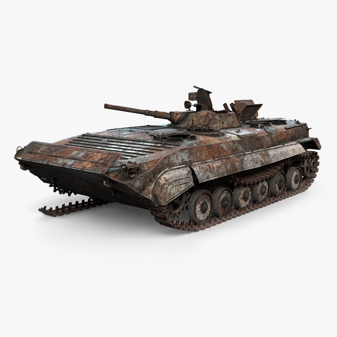 3D BMP-1 Destroyed - TurboSquid 2059914