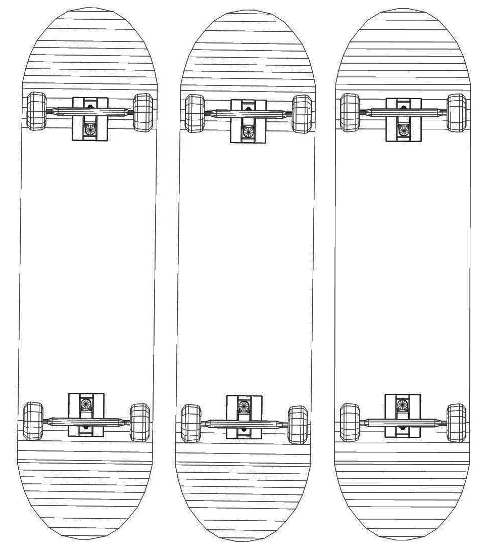 skateboard skate 3d model