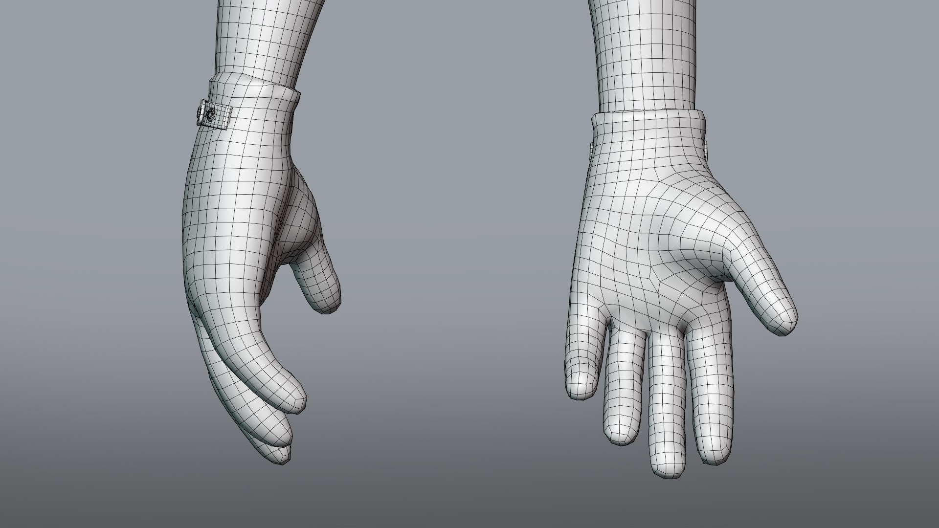 FPS Hand Glove Leather 01 3D Model - TurboSquid 1827762