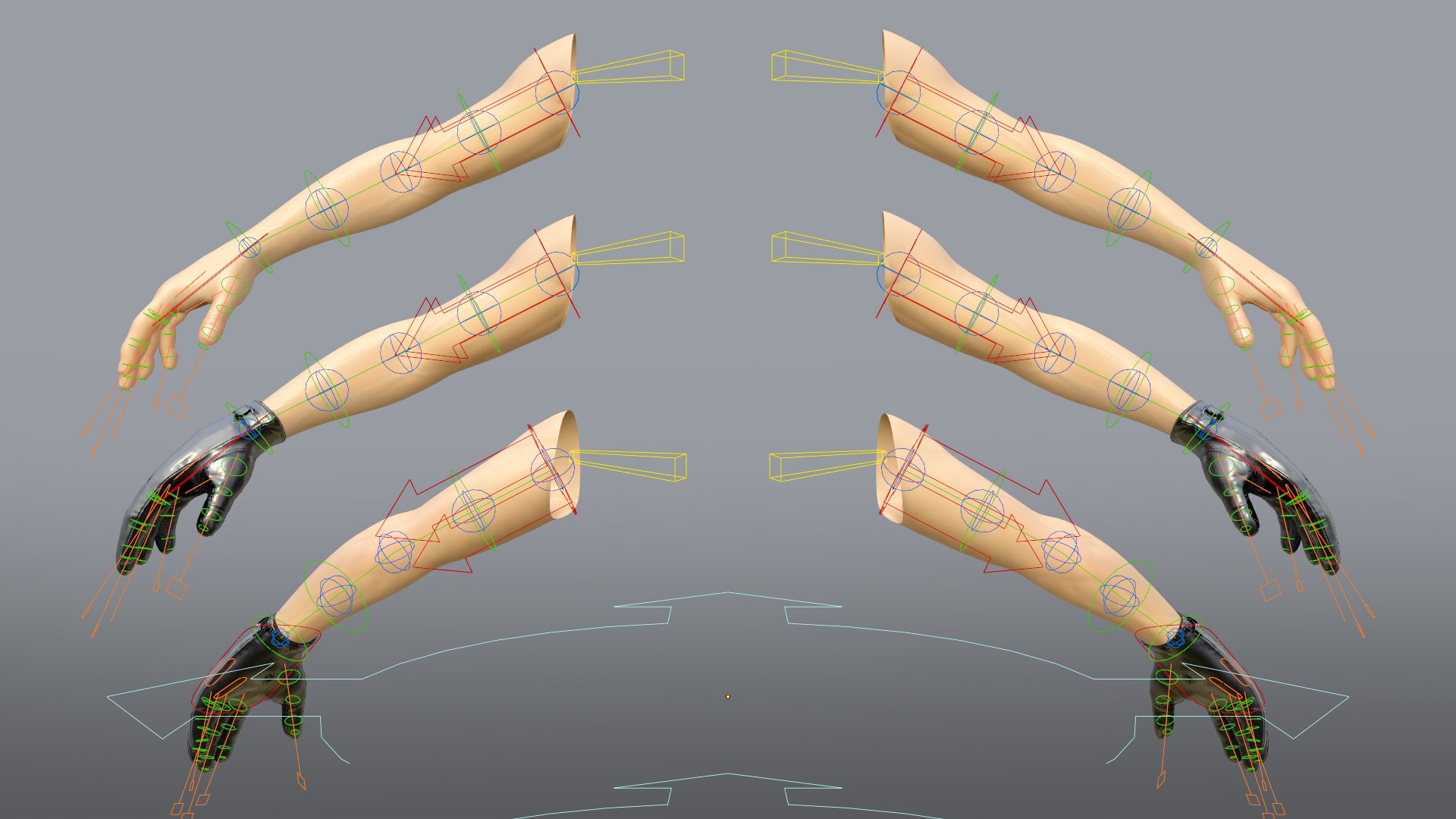 FPS Hand Glove Leather 01 3D Model - TurboSquid 1827762