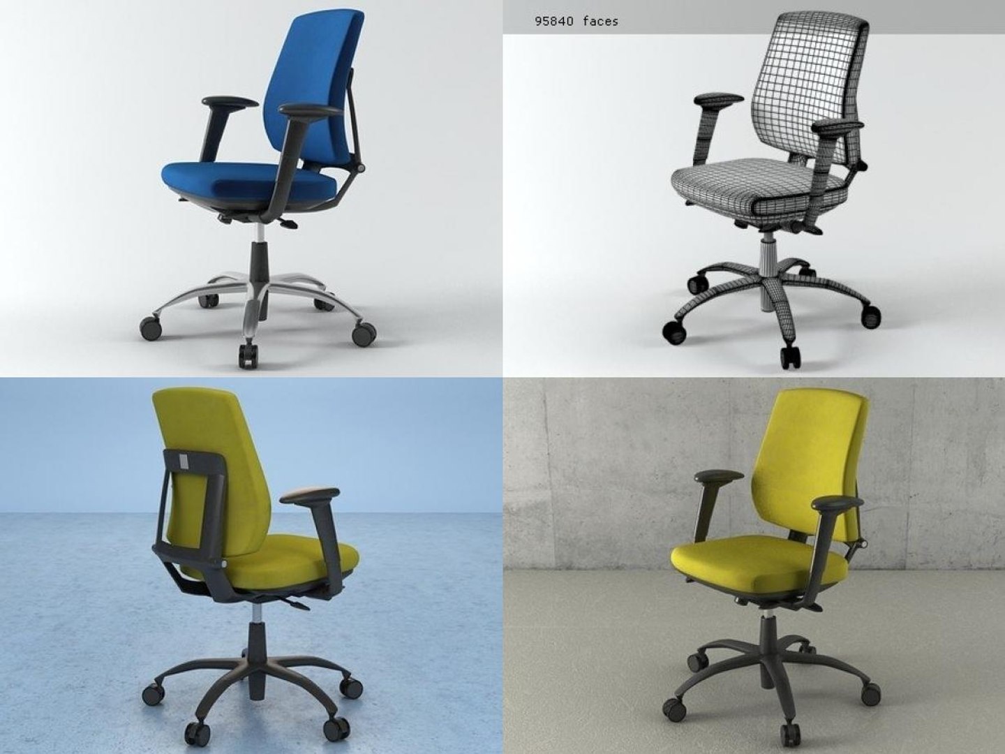 Axia Profit Chair Model - TurboSquid 1181109