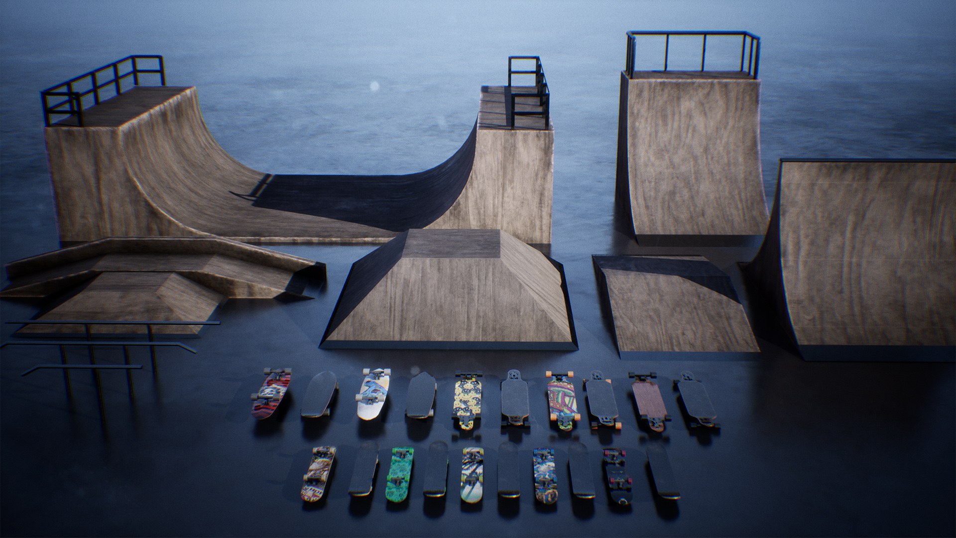 Skatepark Props 19 Assets 3D Model - TurboSquid 2113438