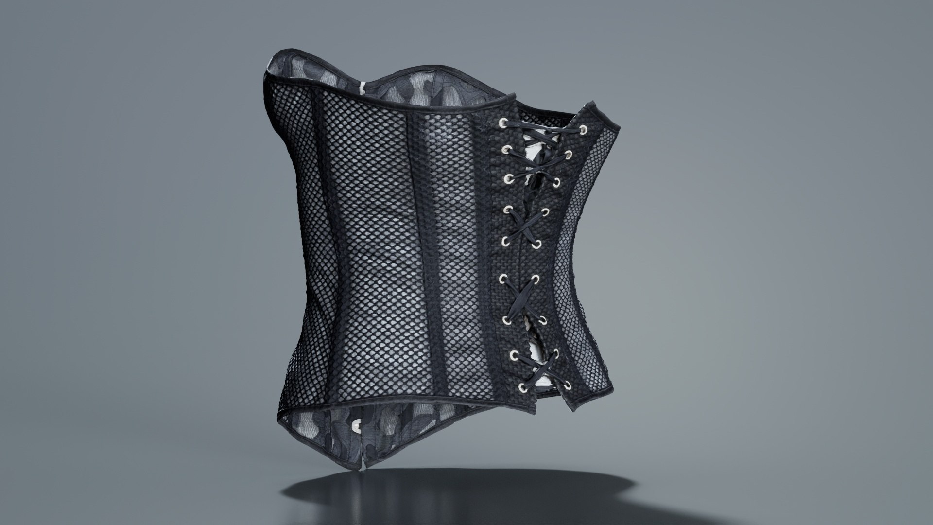 3D Model Transparant Decorated Corset Remastered - TurboSquid 2360859