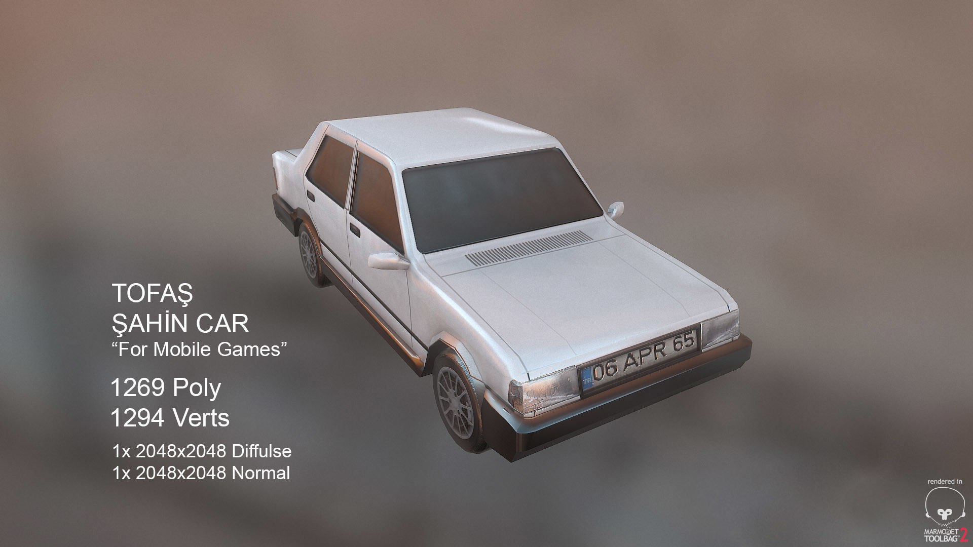 Tofas Sahin 汽车 Araba Arac Dogan SLX 土耳其老款汽车菲亚特低聚 3D 模型3D模型 - TurboSquid ...