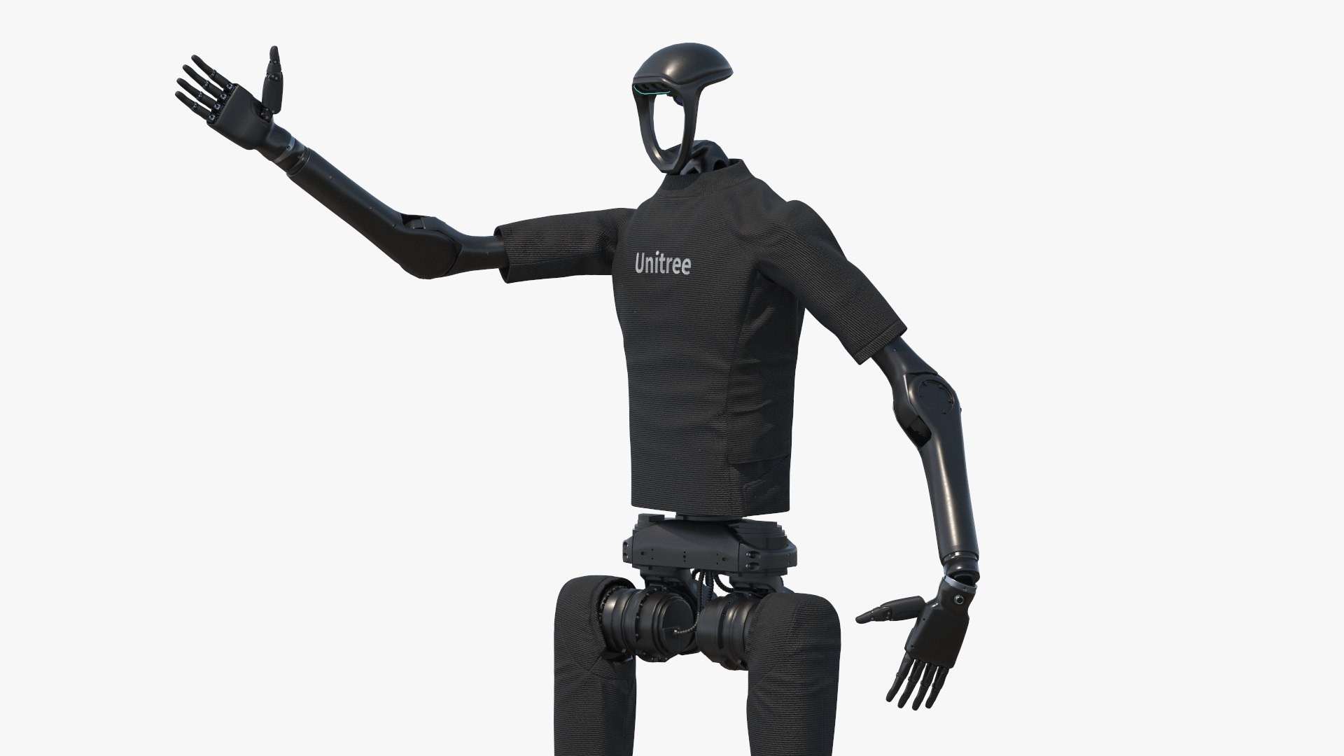 3D Model Unitree Robot Humanoid With Dexterous Hands Rigged For Maya ...