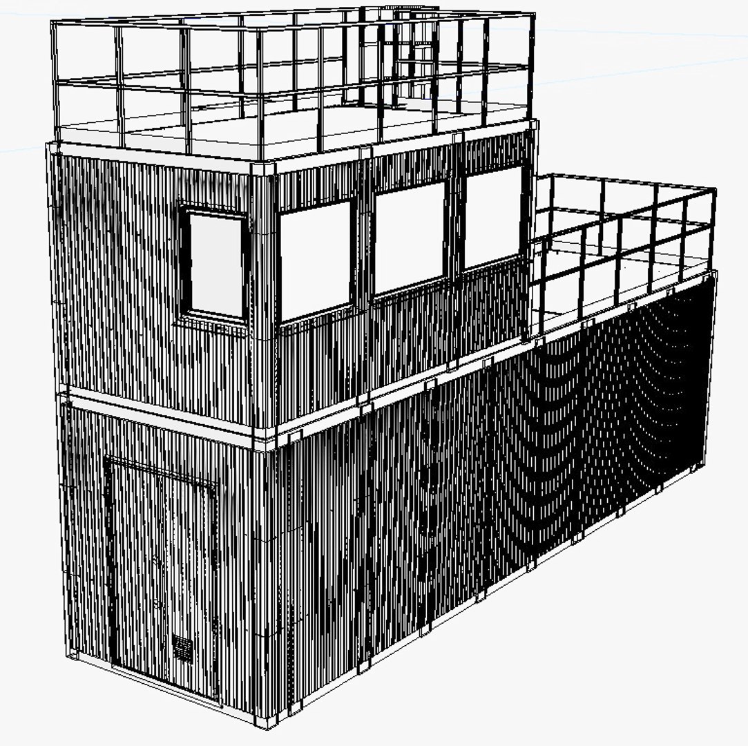 Block-modular Building 3D - TurboSquid 1427356