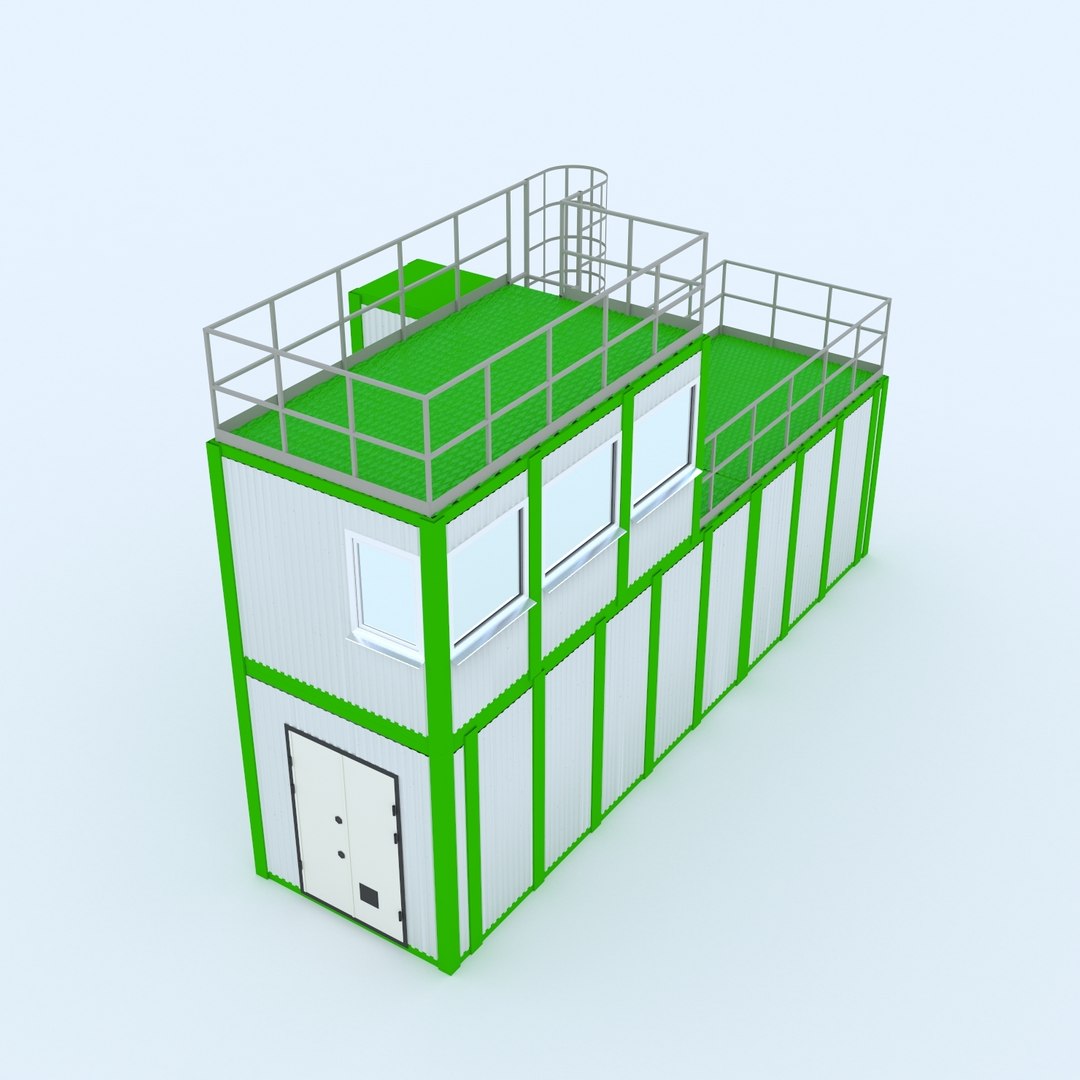 Block-modular Building 3D - TurboSquid 1427356