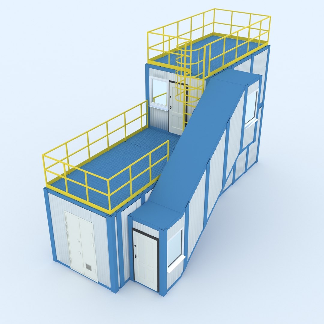 Block-modular Building 3D - TurboSquid 1427356