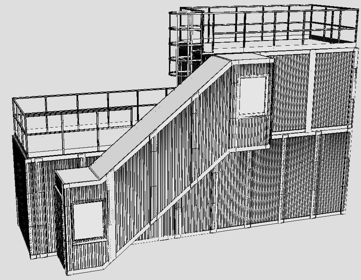 Block-modular Building 3D - TurboSquid 1427356