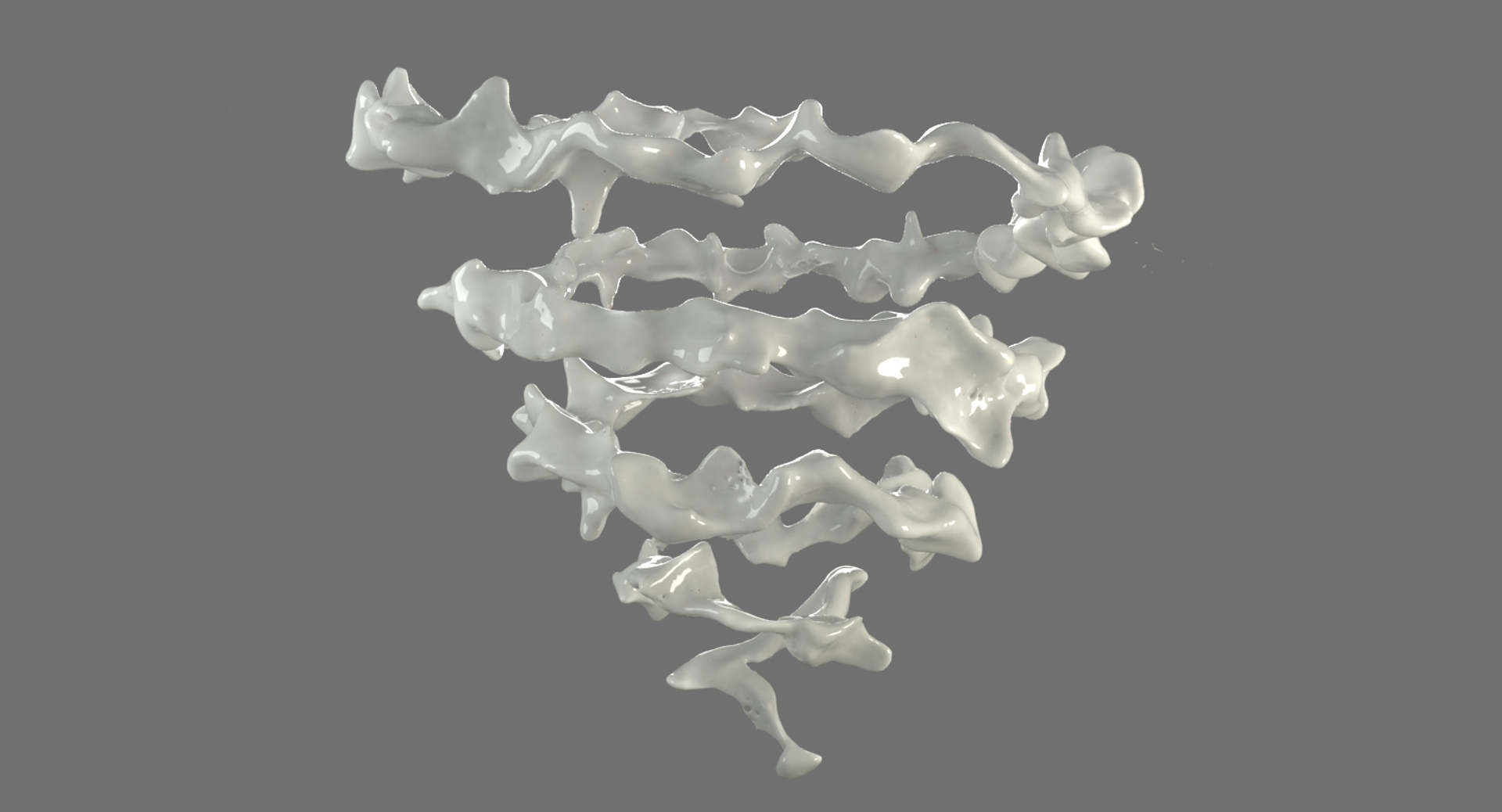 Spiral Liquid 3d Model