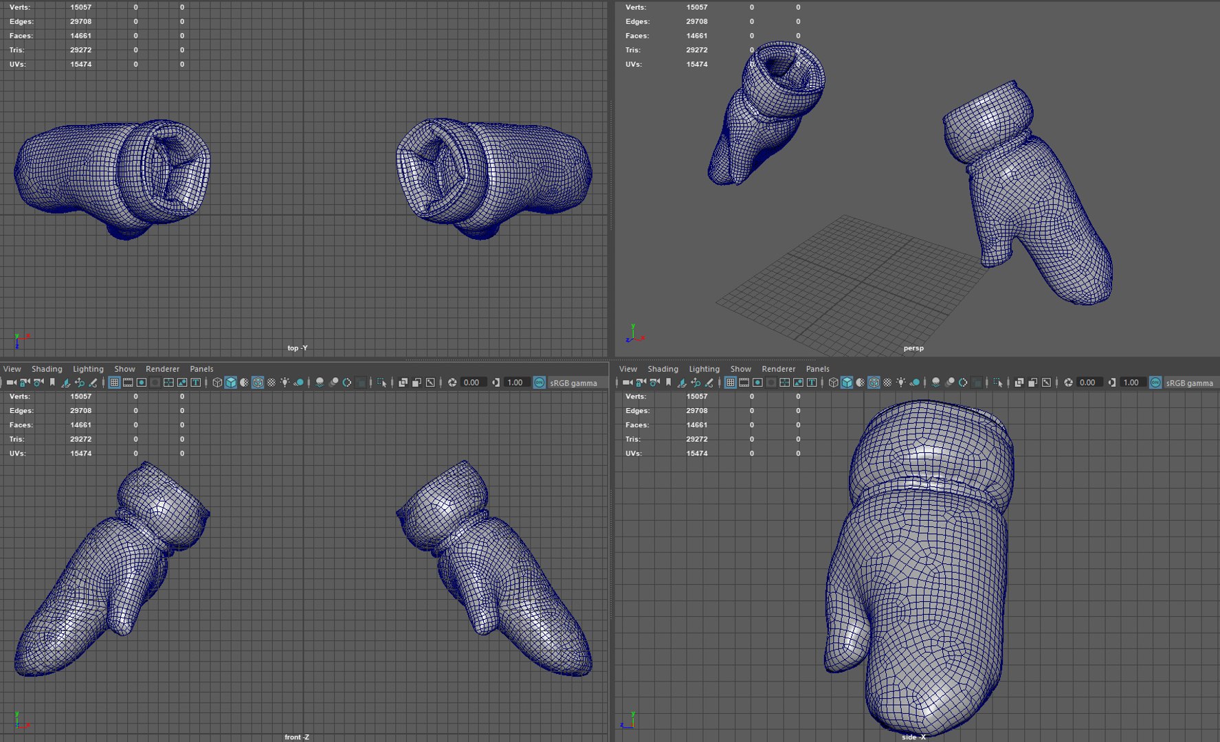 3D Mittens Model - TurboSquid 1991277