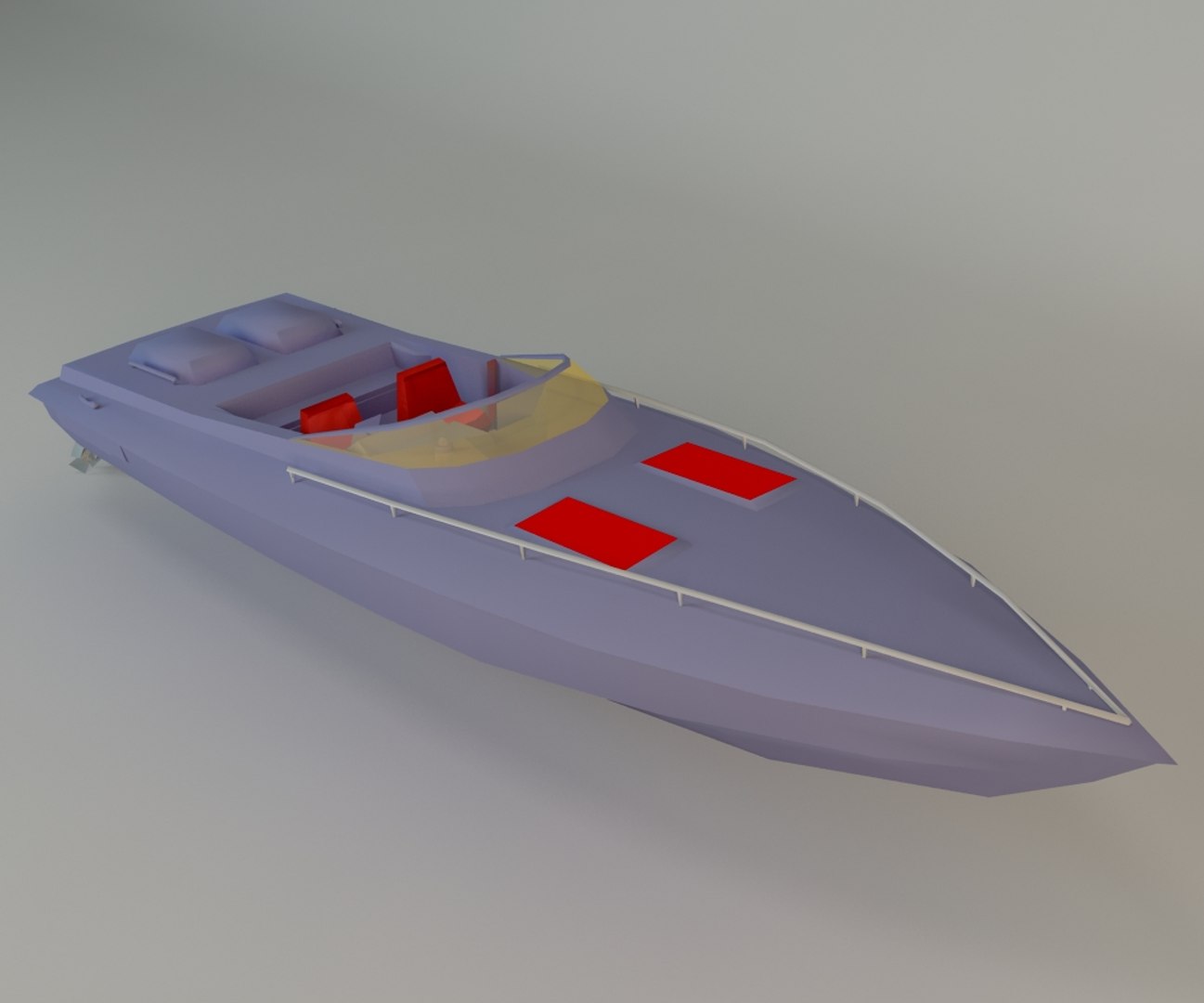 Boat Speedboat 3d Max