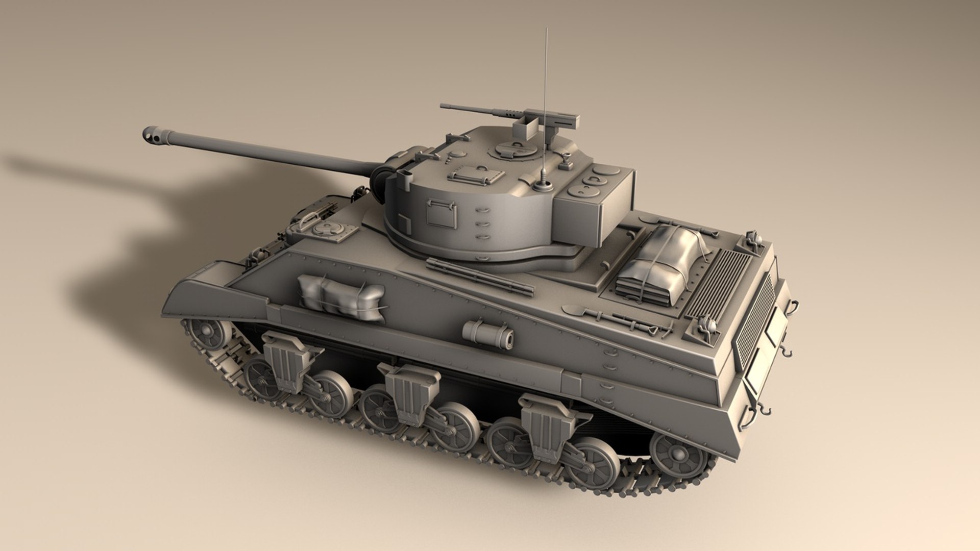 Tank Wwii C4d