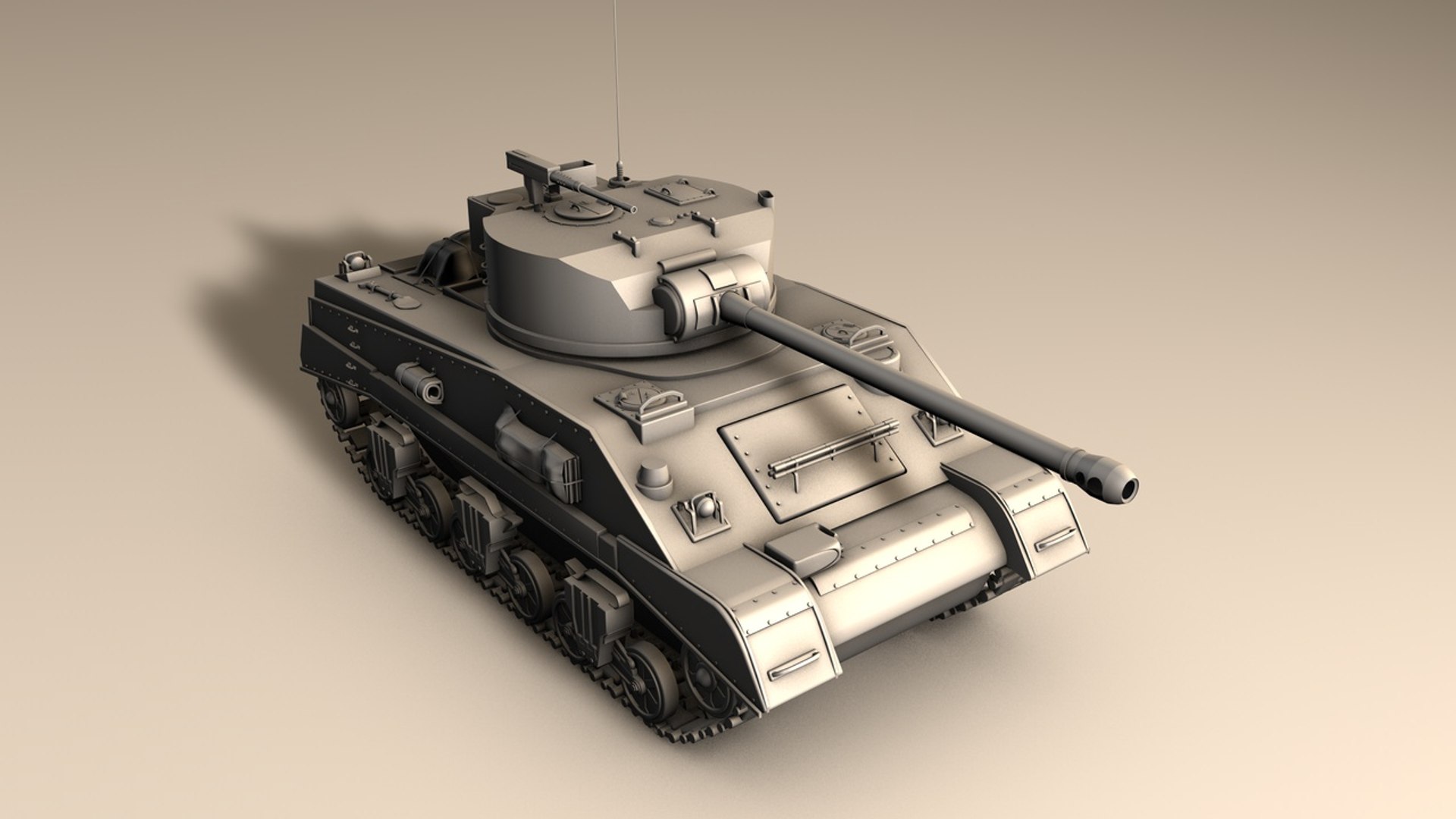 Tank Wwii C4d