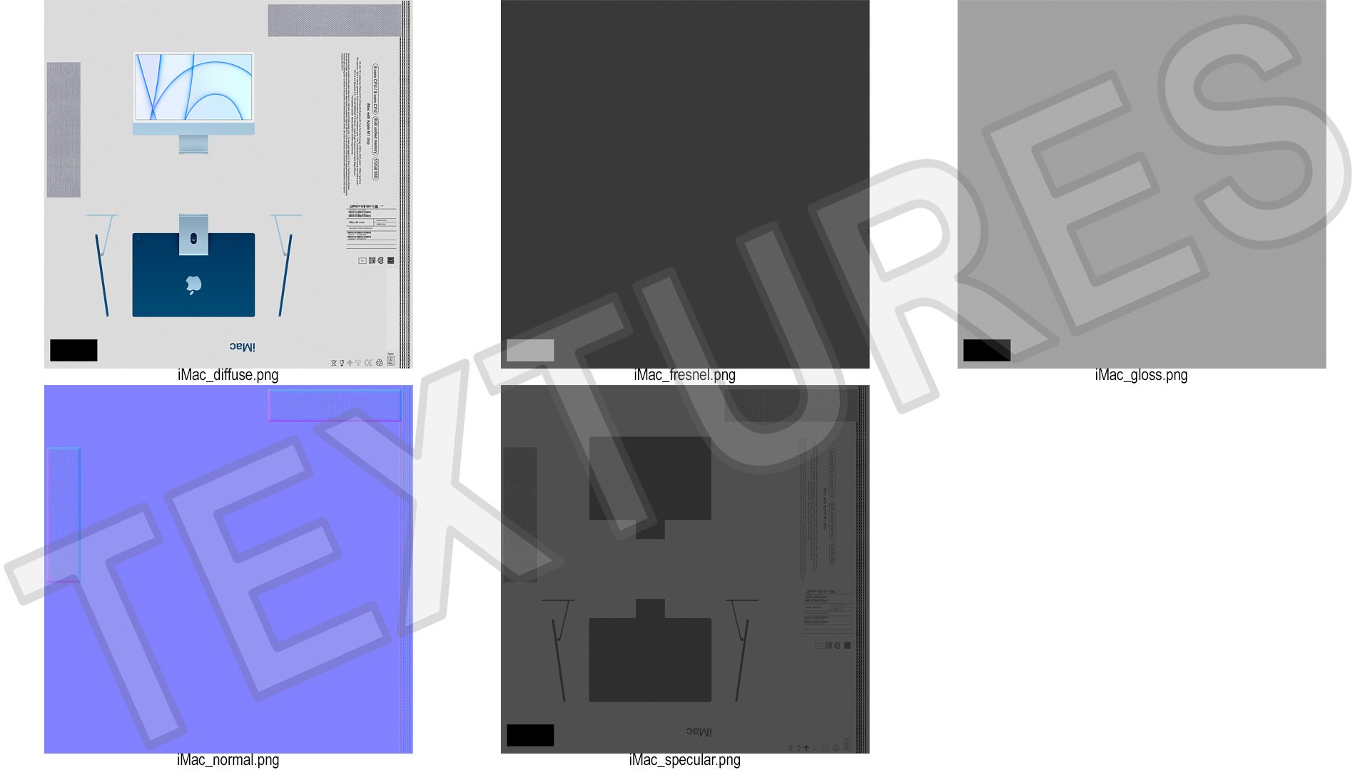 3D Apple IMac Packaging Box - TurboSquid 2215363