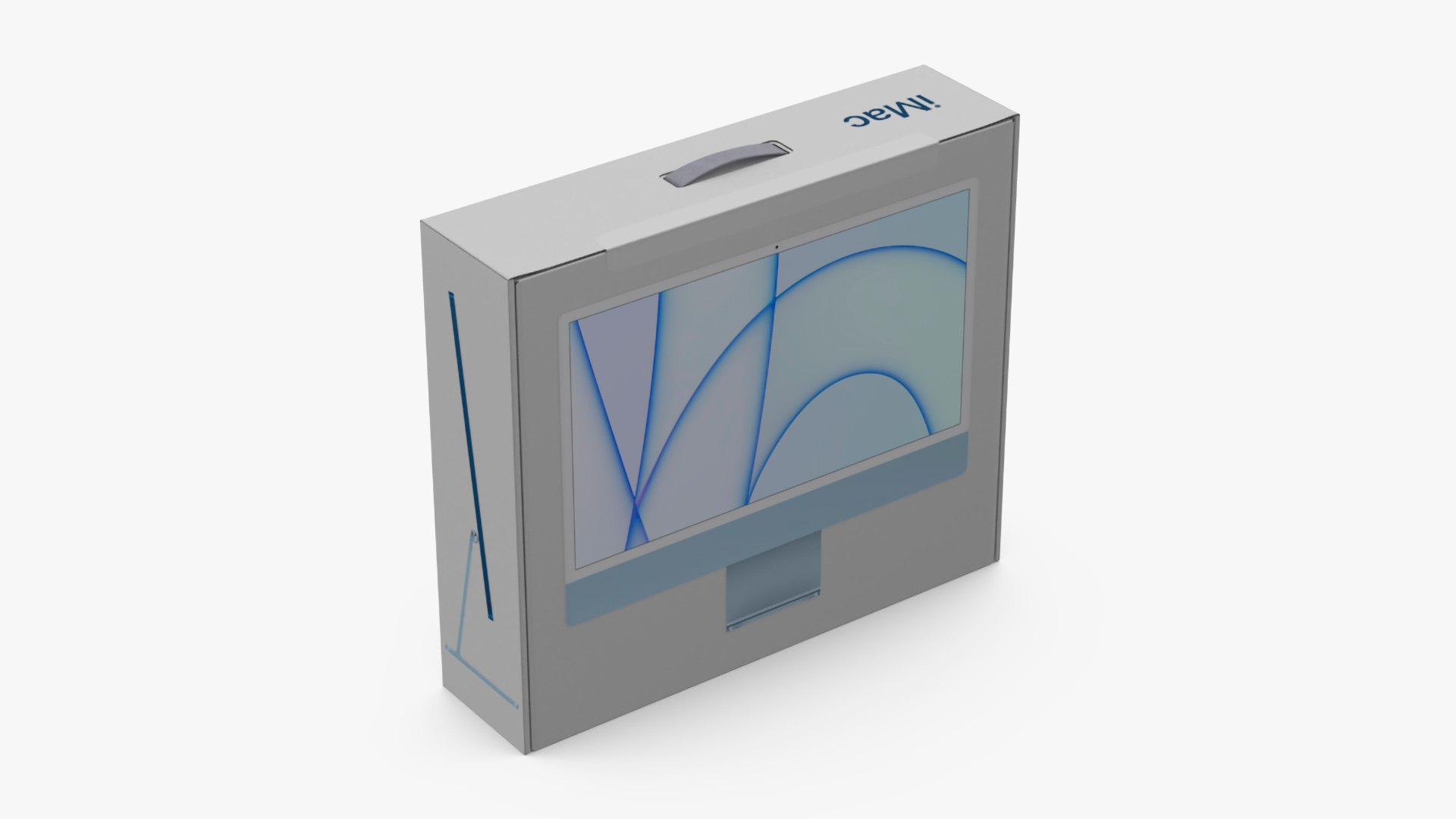 3D Apple IMac Packaging Box - TurboSquid 2215363