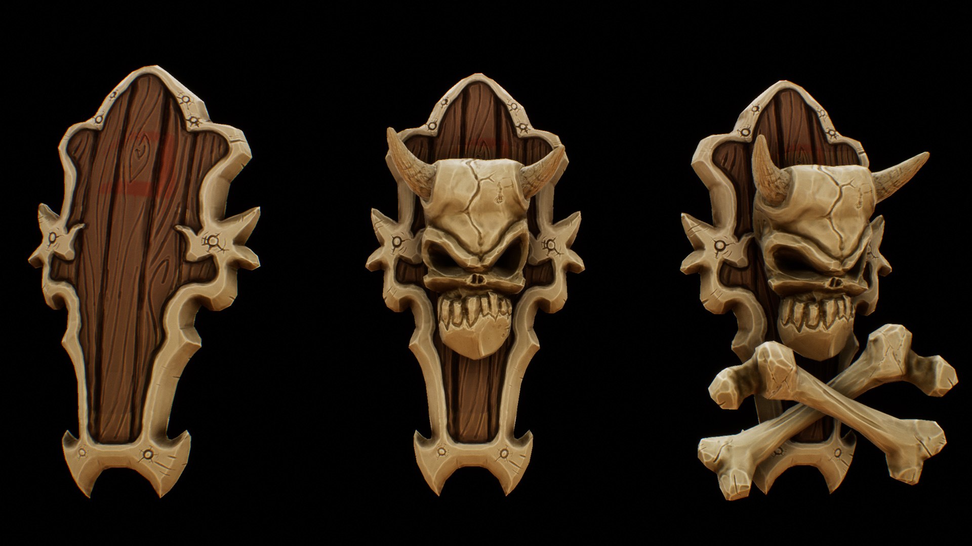 Bone Shield 3D Model - TurboSquid 1191416