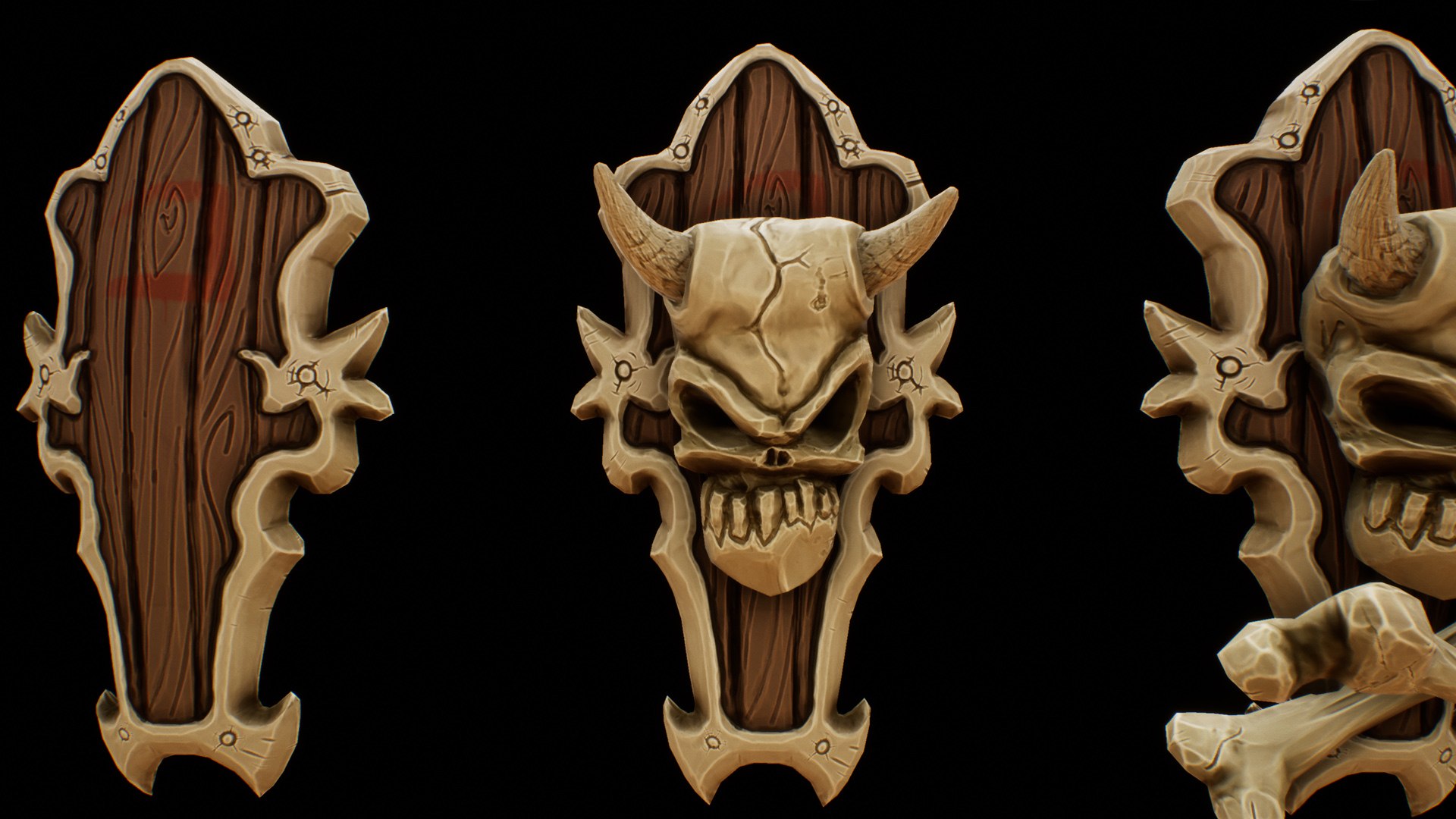 Bone Shield 3D Model - TurboSquid 1191416