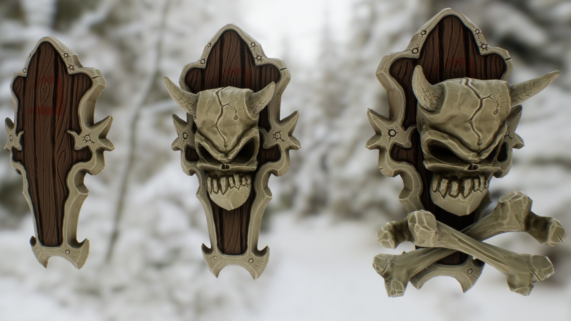 Bone Shield 3D Model - TurboSquid 1191416