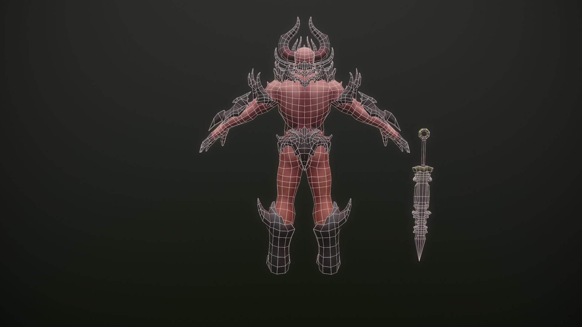 3D Male Game Character V4-0 Surt God - Low Poly - TurboSquid 2139628