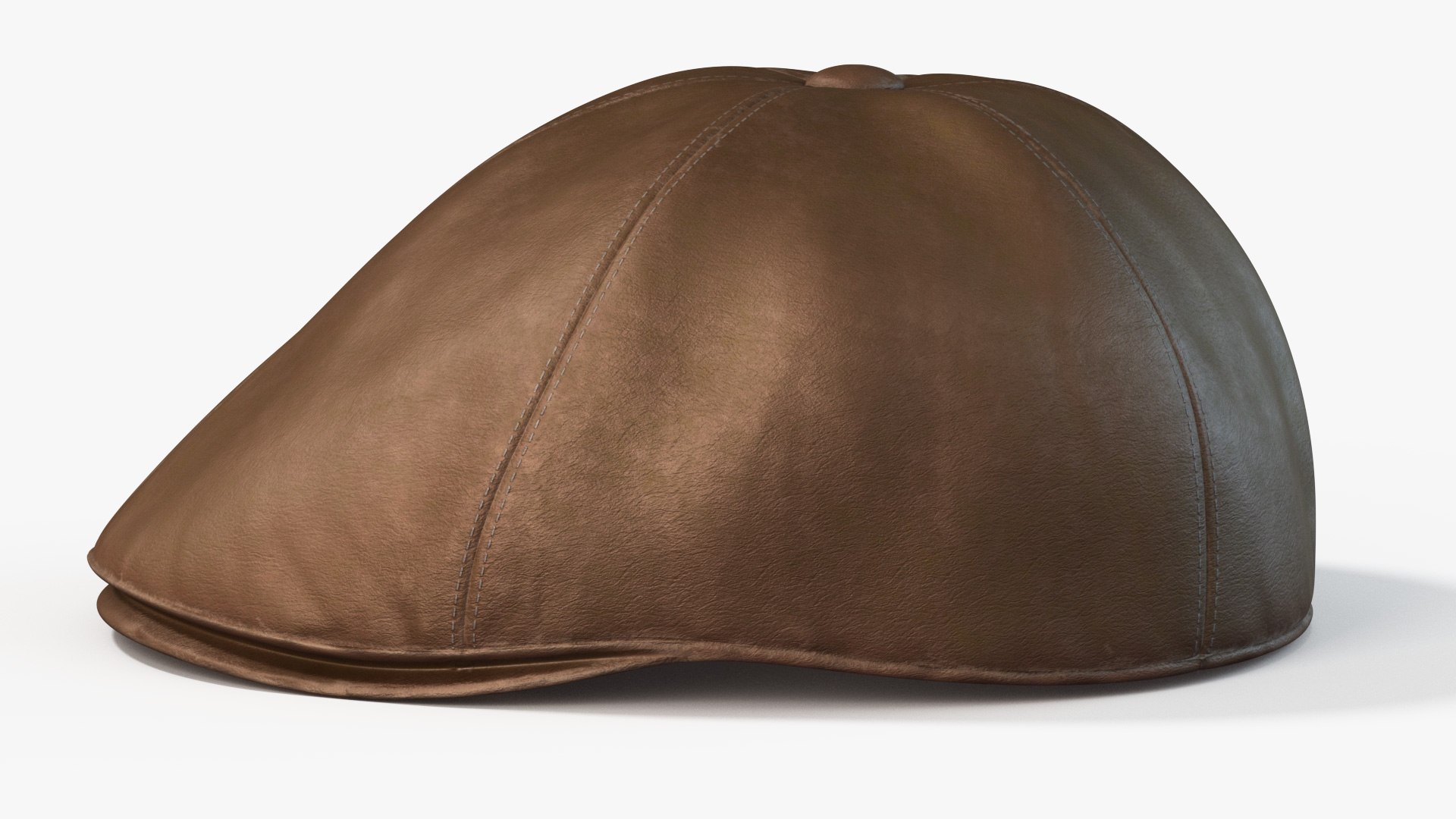3D Men Leather Hat 01 - 8K PBR Textures - TurboSquid 1819404