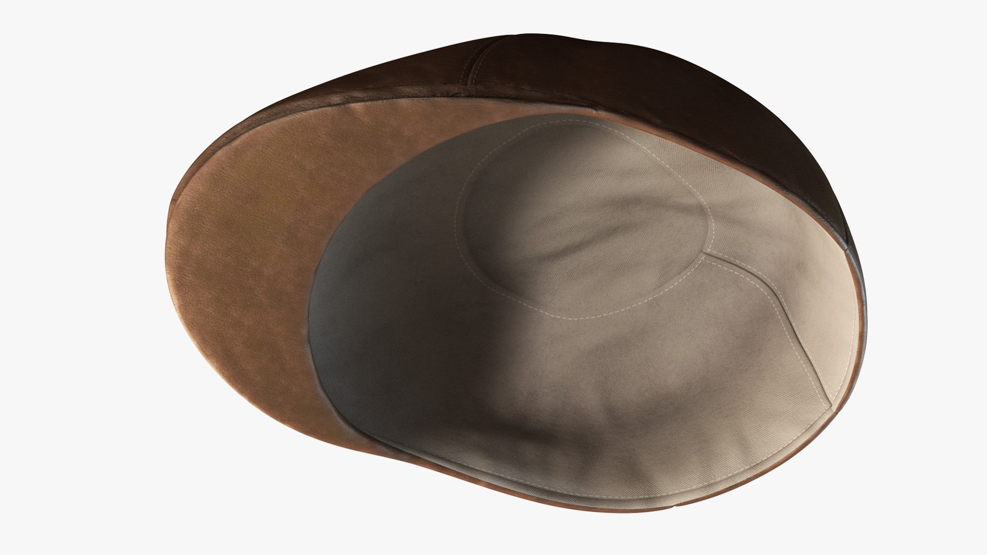 3D Men Leather Hat 01 - 8K PBR Textures - TurboSquid 1819404