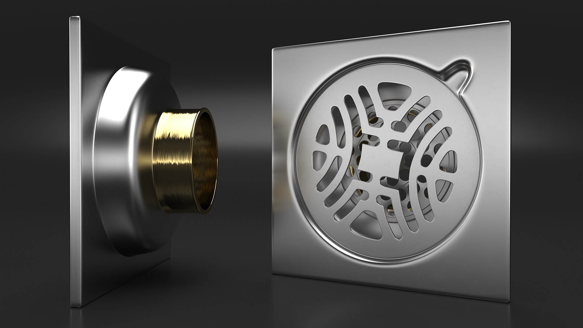Shower Drains Collection 2 3D model - TurboSquid 2083211