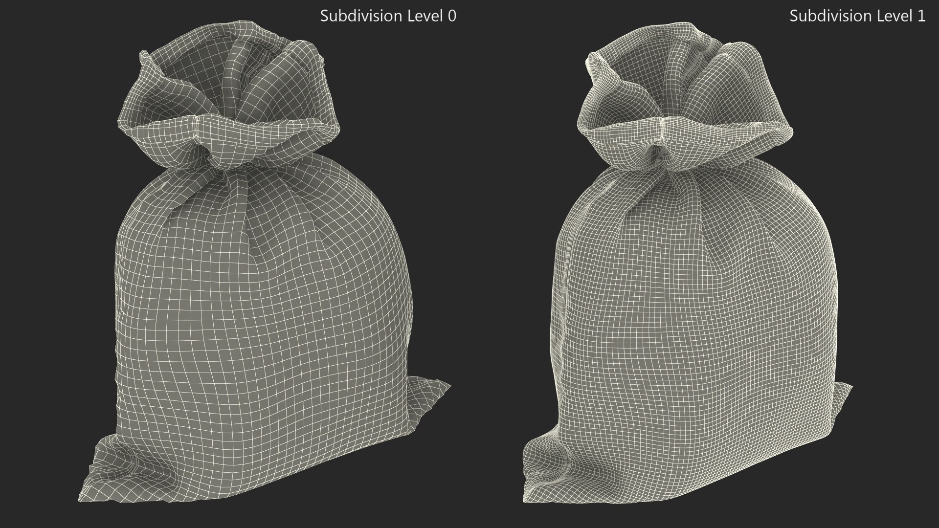 Money Sack With Dollar Symbol 3D Model - TurboSquid 2217102