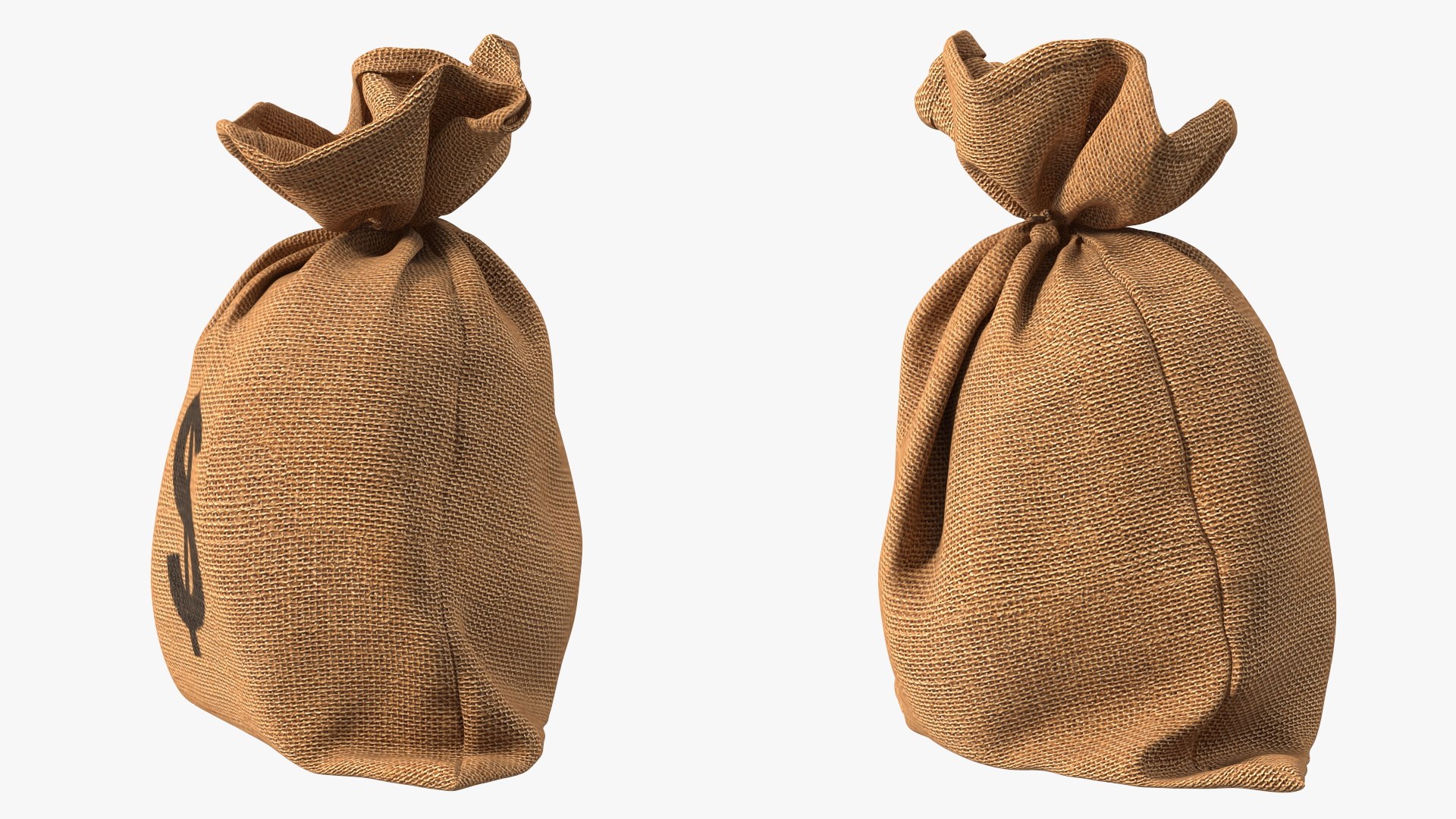 Money Sack With Dollar Symbol 3D Model - TurboSquid 2217102