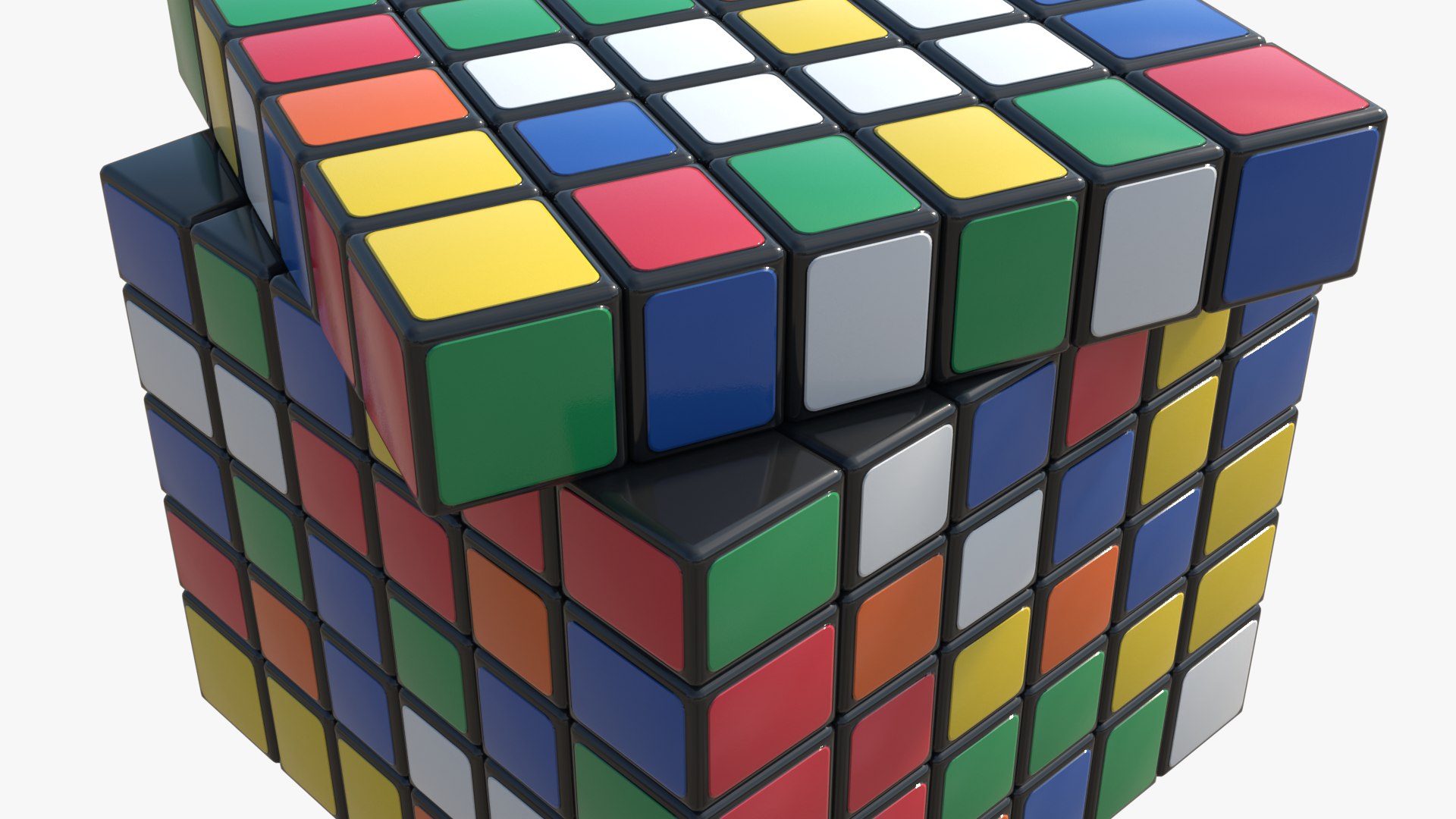 3D Animated Rubiks Cube 6x6 Model - TurboSquid 2081471